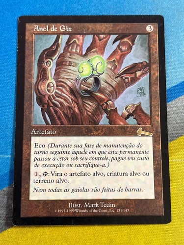 Magic the Gathering MTG Urza's Legacy RING OF GIX Portuguese | eBay