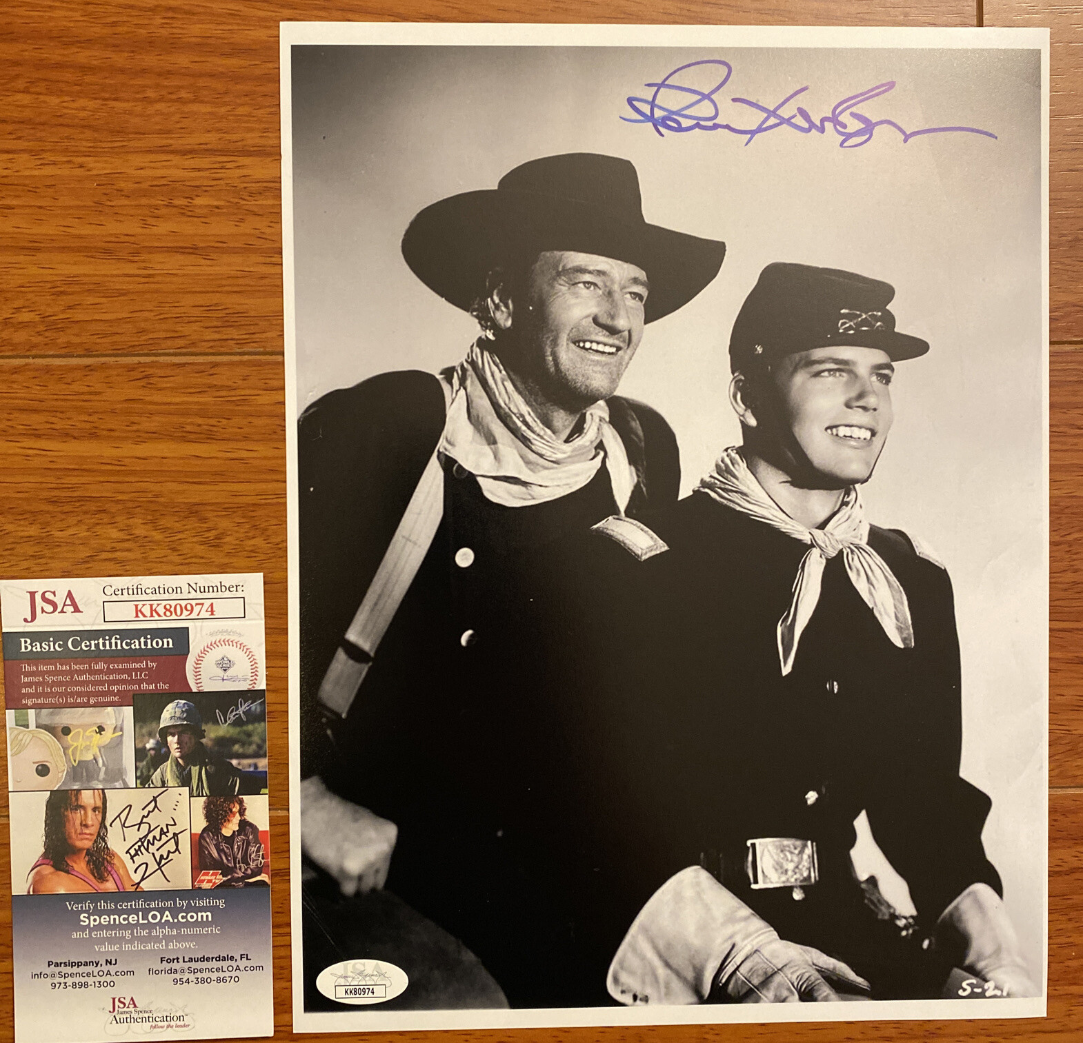 PATRICK WAYNE Signed 8x10 B/W Photo Autograph JSA COA John Wayne Son | eBay