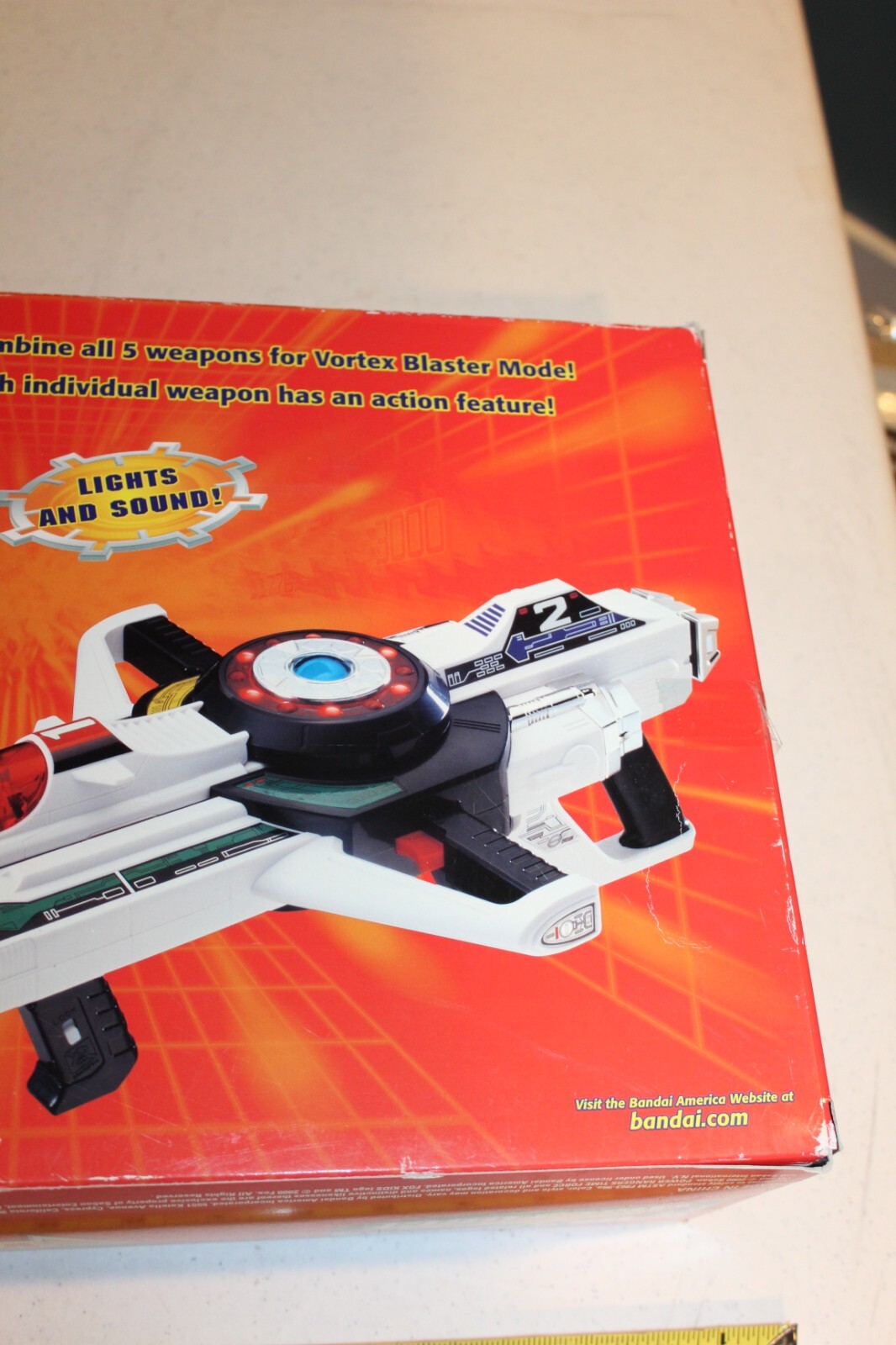 Power Rangers Time Force Ultimate Vortex Blaster Gun Lights & Sounds ...