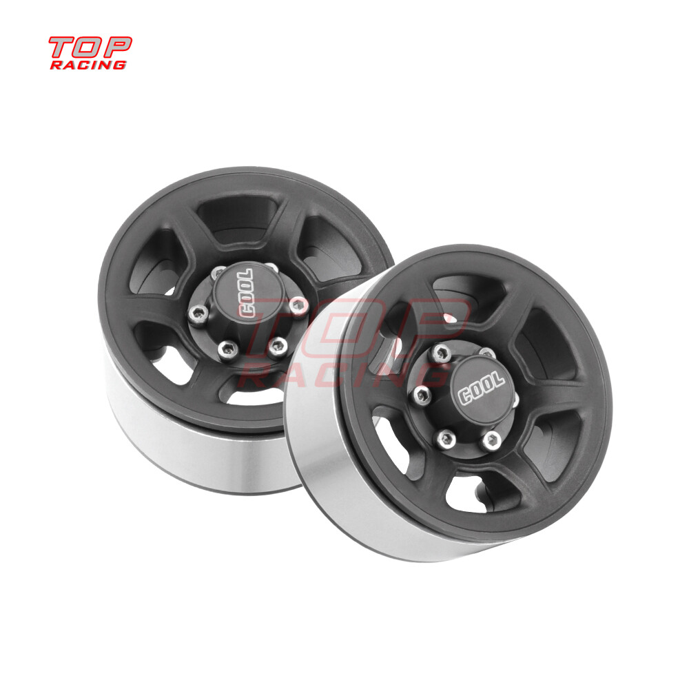 4PCS Classic 1.55'' Aluminum Beadlock Wheels For RC CC02 JIMNY 1/18 ...