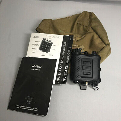 TEA INVISIO INV X50 PTT Control Unit Dual Radio Tactical Gear Tested | eBay