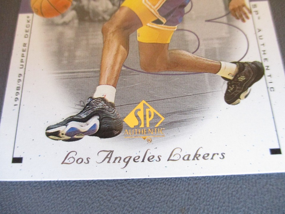 KOBE BRYANT Upper Deck SP Authentic 1999 Basketball Card | eBay