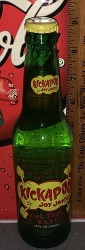 KICKAPOO JOY JUICE GET THAT KICK 12 OUNCE GLASS BOTTLE | eBay