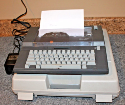 Typewriters & Word Processors - Sharp Typewriter