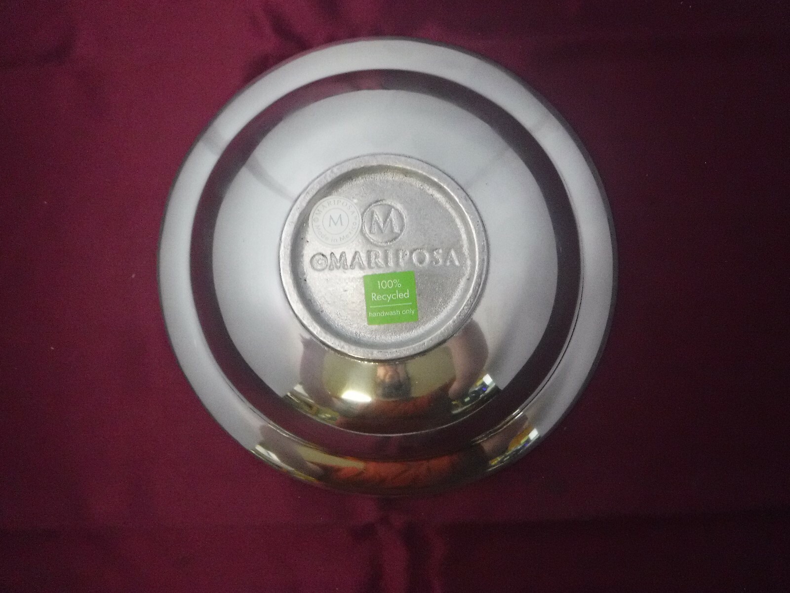 Mariposa Braided Rope Edge Salad Soup Centerpiece Bowl Polished ...