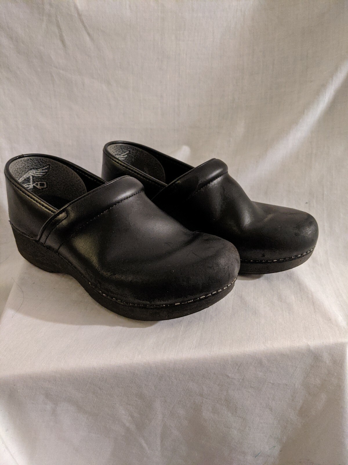 Dansko Professional Clogs Black Leather Gardening Com… - Gem