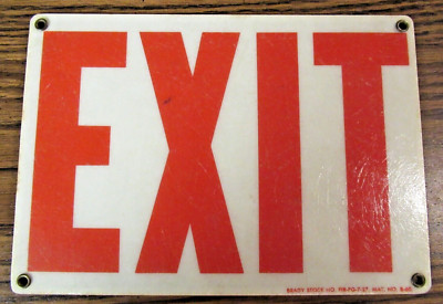 Exit Signs - Antique