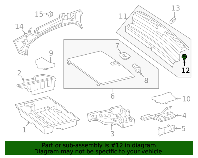 MERCEDES-BENZ GLC CLASS LIFTGATE TRIM SCUFF PLATE CLIP A0009919898 ...