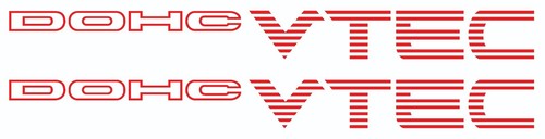 VTECH DOHC Toyota vinyl Sticker Decals - SET of 2 | eBay