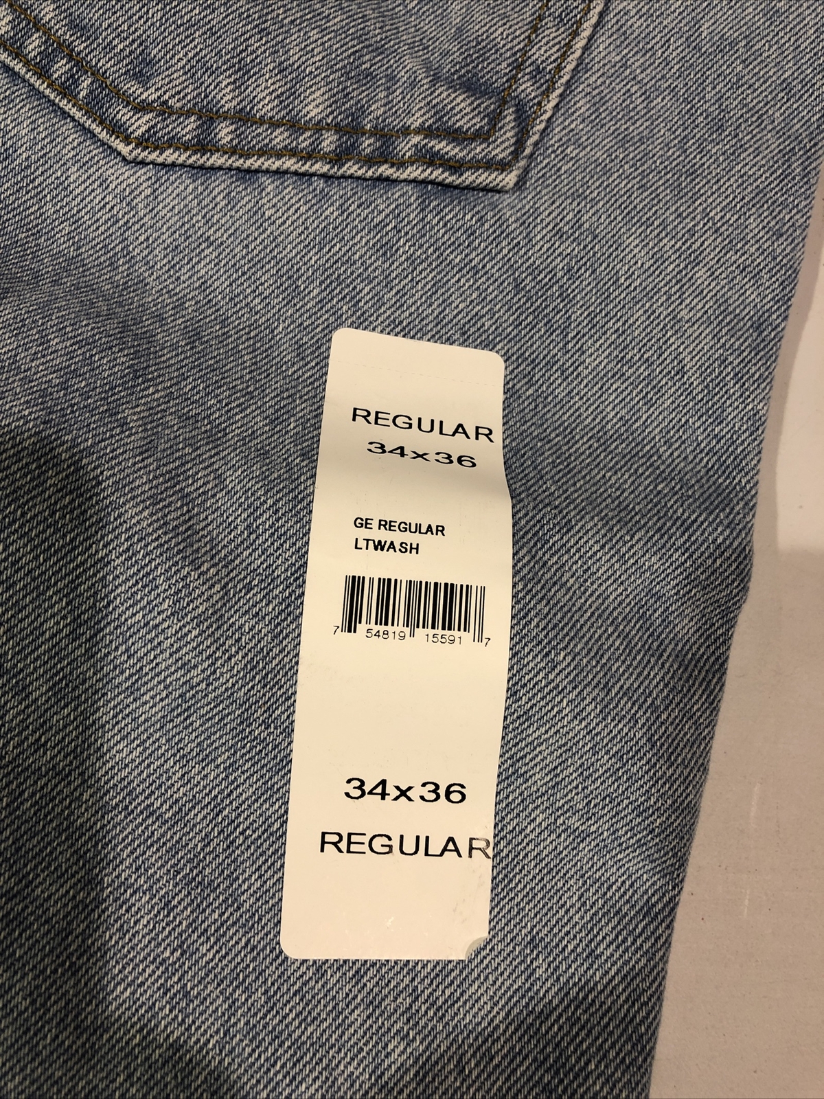 George Men's Regular Fit Jean, 100% Cotton Classic Jeans Pants with ...