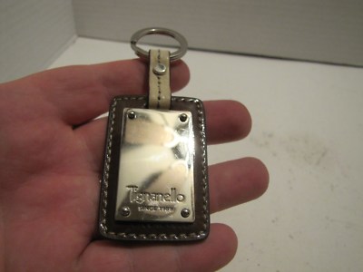 TIGNANELLO METAL LEATHER KEYCHAIN L@@K | eBay