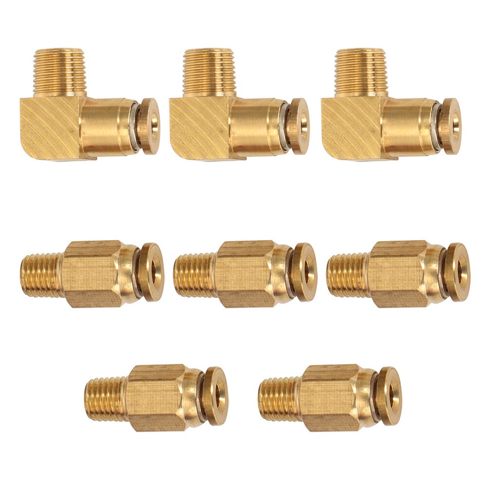 4 Line Air Line Kit For Eaton Fuller Transmission 13 15 18 Speed & 8LL ...