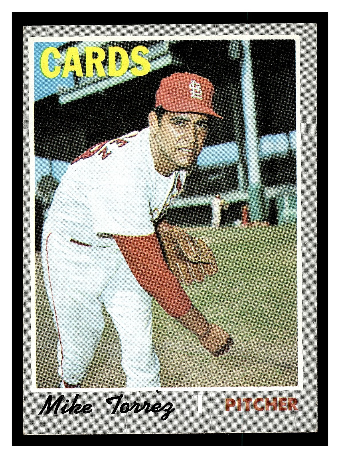 1970 TOPPS BASEBALL MIKE TORREZ #312 CARDINALS MID HIGHER GRADE NO ...