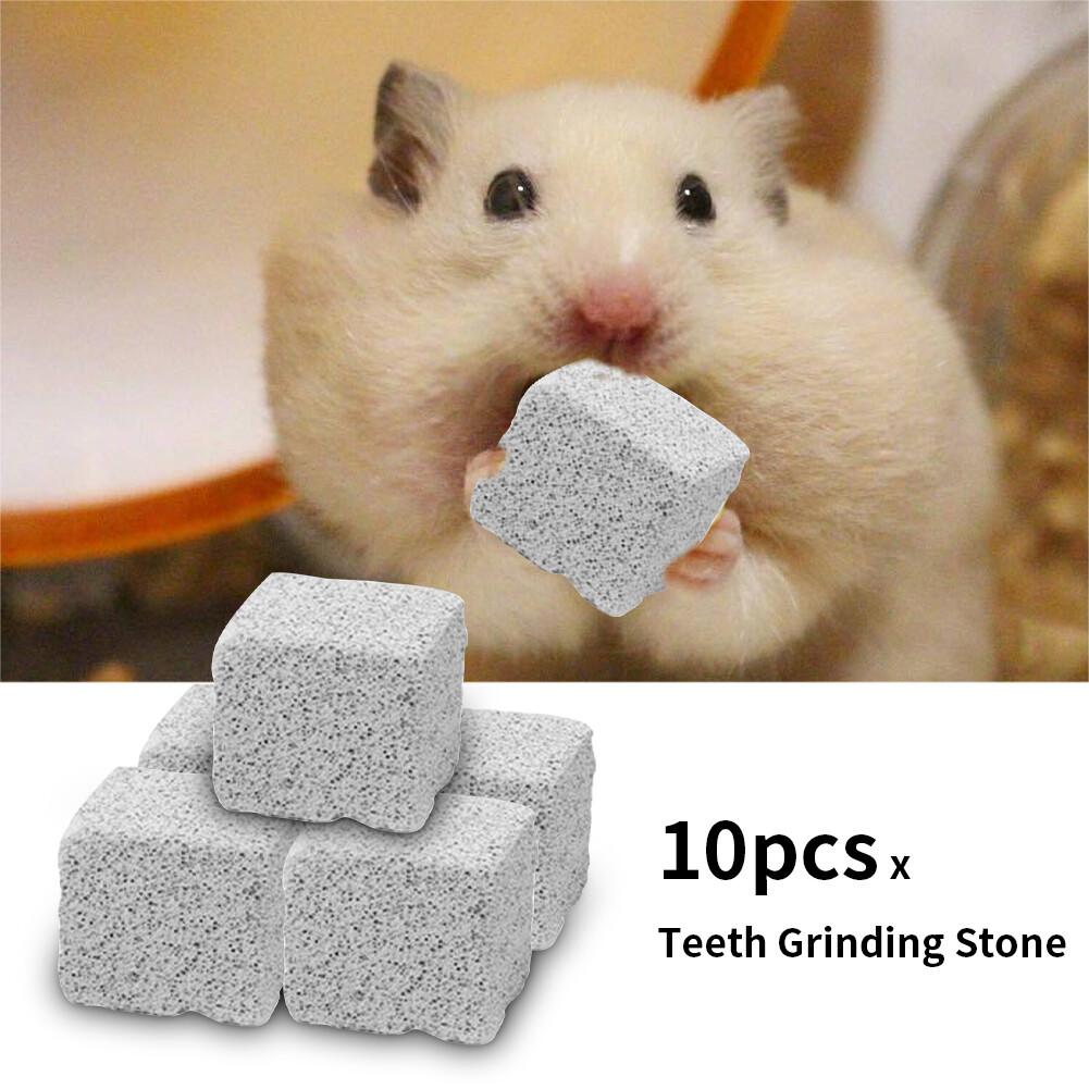 10pcs Mineral Chew Toy Teeth Grinding Stone Small Animal Rabbit ...