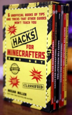 HACKS FOR MINECRAFTERS Box Set 6 Paperbacks Megan Miller TIPS/TRICKS ...