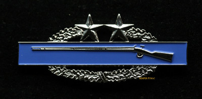 COMBAT INFANTRY BADGE 3RD AWARD CIB BADGE PIN US ARMY COMBAT VET ...