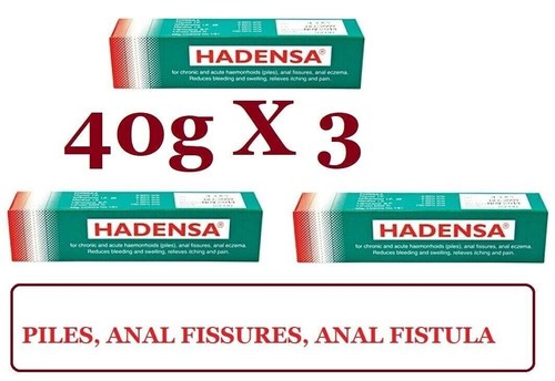 Hadensa Ointment FOR PILES, ANAL FISSURES, ANAL FISTULA HAEMORRHOIDS ...