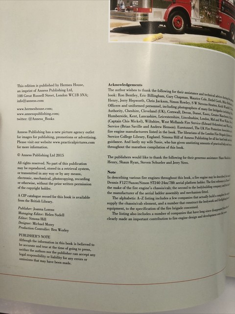 The Ultimate Book of Fire Engines and Firefighting by Neil Wallington ...