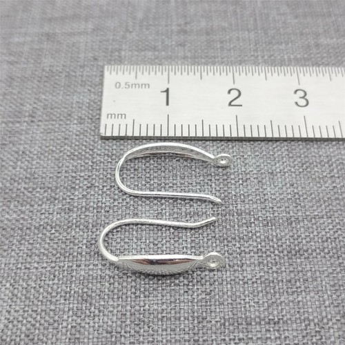 6 Pairs of 925 Sterling Silver Shiny Ear Wires Earring Hooks Earring ...
