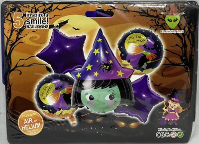 5 Pcs. Halloween Balloons / 5 globos de Noche de Brujas | eBay