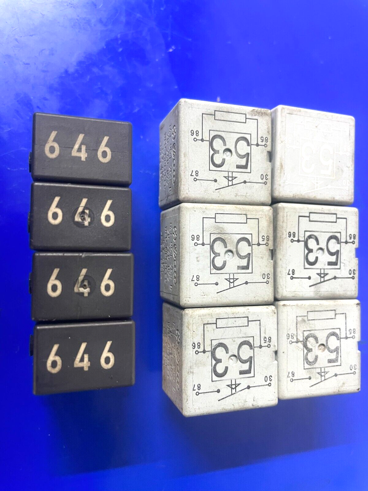 VW VOLKSWAGEN RELAY MIX LOT OF 12 MULTIFUCTION 646 / 53 | eBay