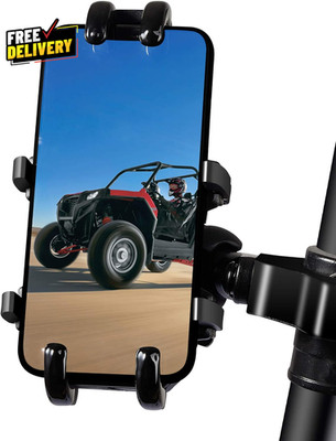 UTV Phone Holder Aluminum Alloy Heavy Duty Cell Phone Mount for UTV/SXS ...