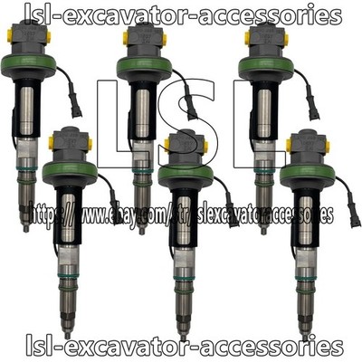 6PCS Fuel Injector FIB1569LE For Cummins QSKTA60-CE QSK60 MCRS TIER2 ...