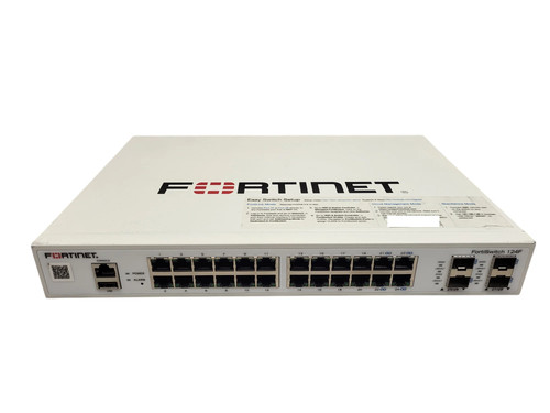 Fortinet FortiSwitch 124F FS-124F | 24-Port Gigabit Managed Ethernet ...