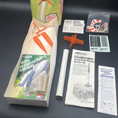 Estes Challenger-1 Flying Model Rocketry Starter Kit #1416 In Original ...