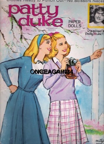 VINTAGE UNCUT 1965 PATTY DUKE PAPER DOLLS~#1 TOP REPRODUCTION~NOSTALGIC ...