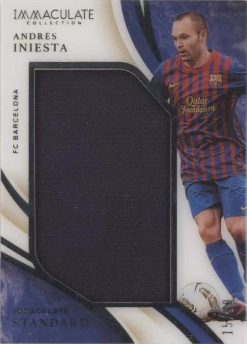 2020 Panini Immaculate Collection - Immaculate Standard Andres Iniesta ...