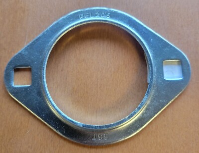 PFL205 oval 2 bolt pressed steel bearing housing for 205 inserts | eBay