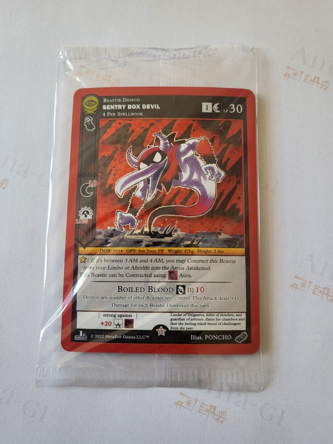 Sentry Box Devil Holo Seance Blister Sealed - MetaZoo CCG | eBay