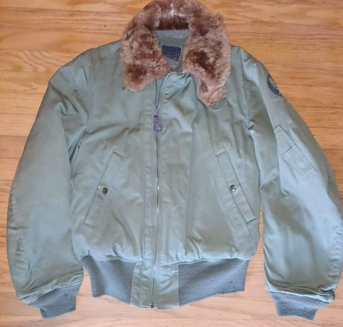 Vtg B-15 Bomber Flight WW2 Jacket 40s Mens Airforce … - Gem
