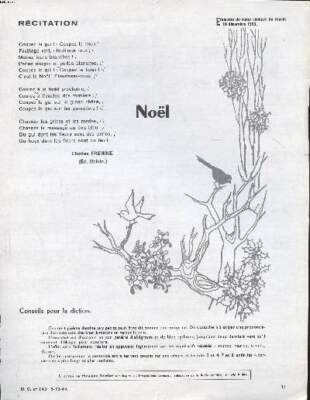 Récitation NOël EXtrait du D.C. N° 143 du 5-12-63 - Fremine Charl | eBay