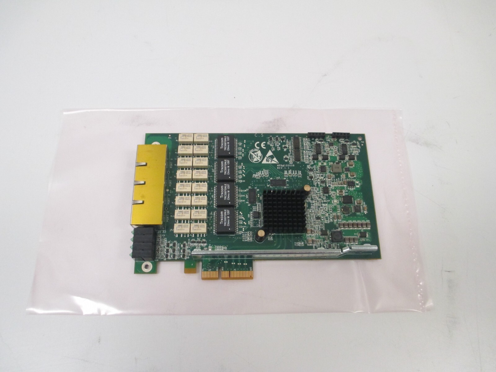 Riverbed 410-00044-01 REV 1.2 Quad Port PCIe Gigabit Bypass Network ...