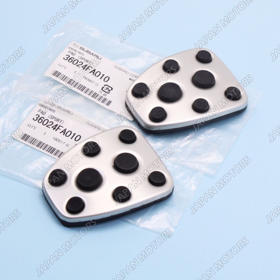 Genuine Subaru Clutch & Brake Pedal Pads MT Impreza WRX STi Legacy ...