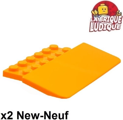 Lego 2X Slope Plate Inclined Ramp Jump 15 5X8X2/3 Orange 75539 New | eBay