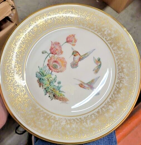 MIB Lenox Boehm China 1974 Rufous Hummingbird Plate | eBay