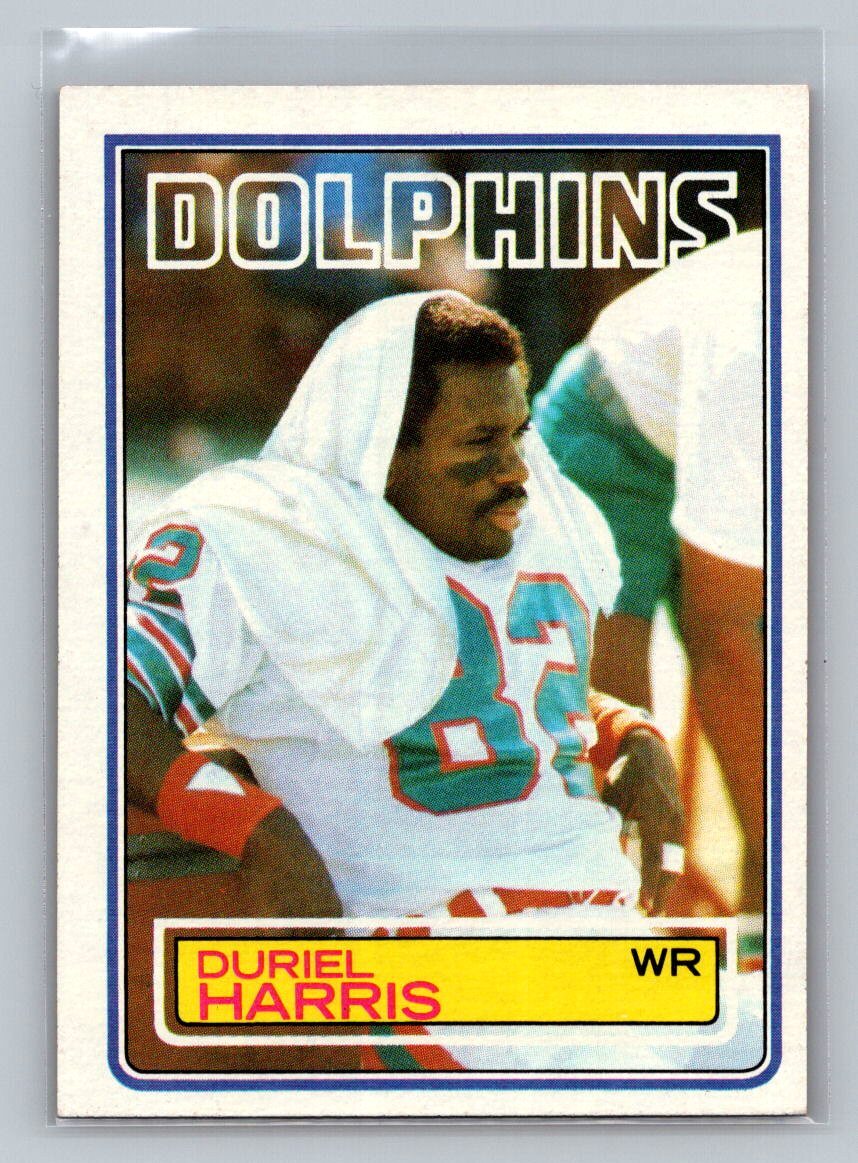 1983 Topps Duriel Harris #314 Football Miami Dolphins | eBay
