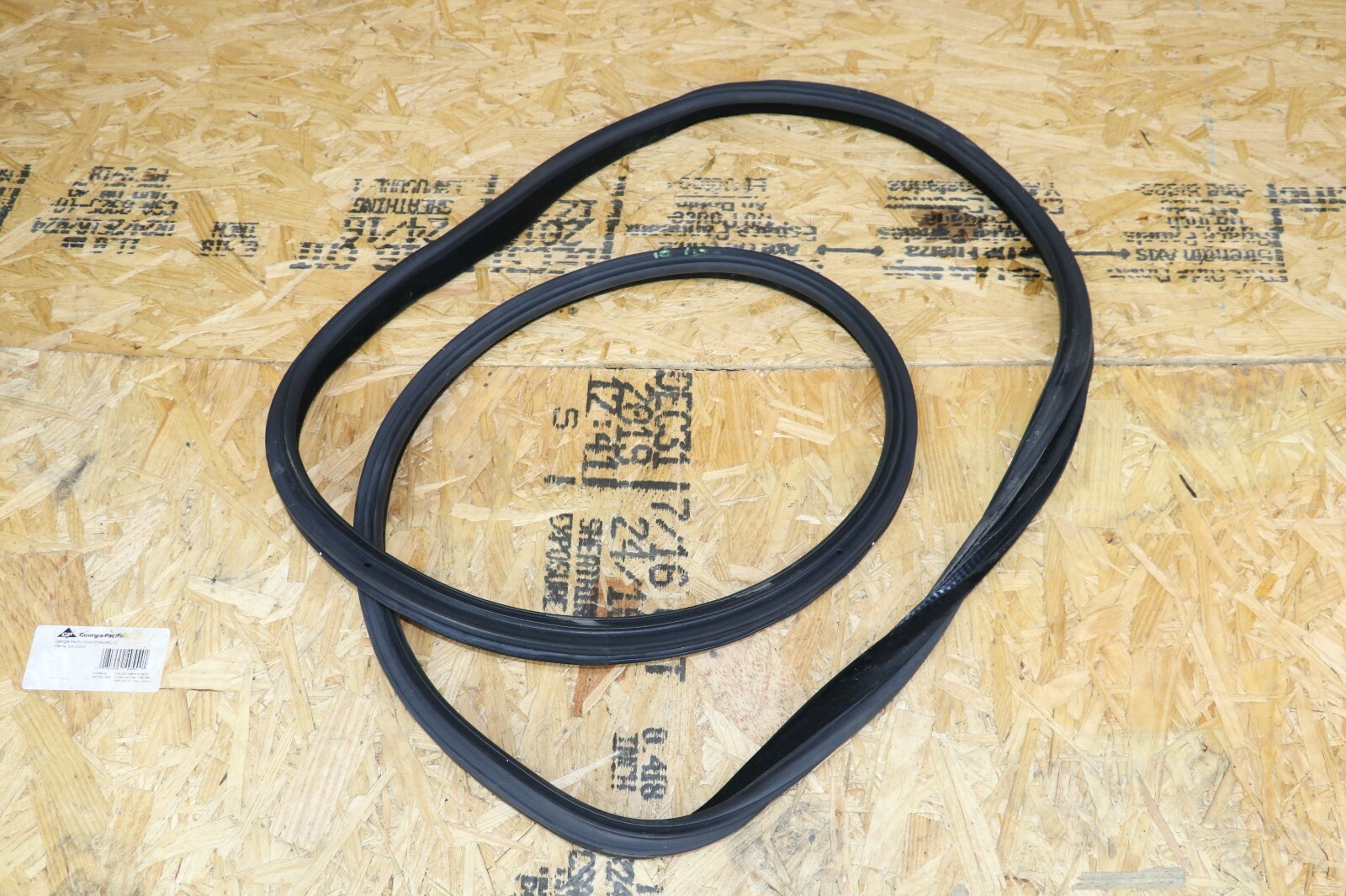 Front Passenger Right Side Door Jam Seal Molding Trim Black Rubber OEM ...