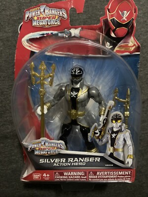 Saban’s Power Rangers Super Mega Force SILVER RANGER 5" Action Hero ...