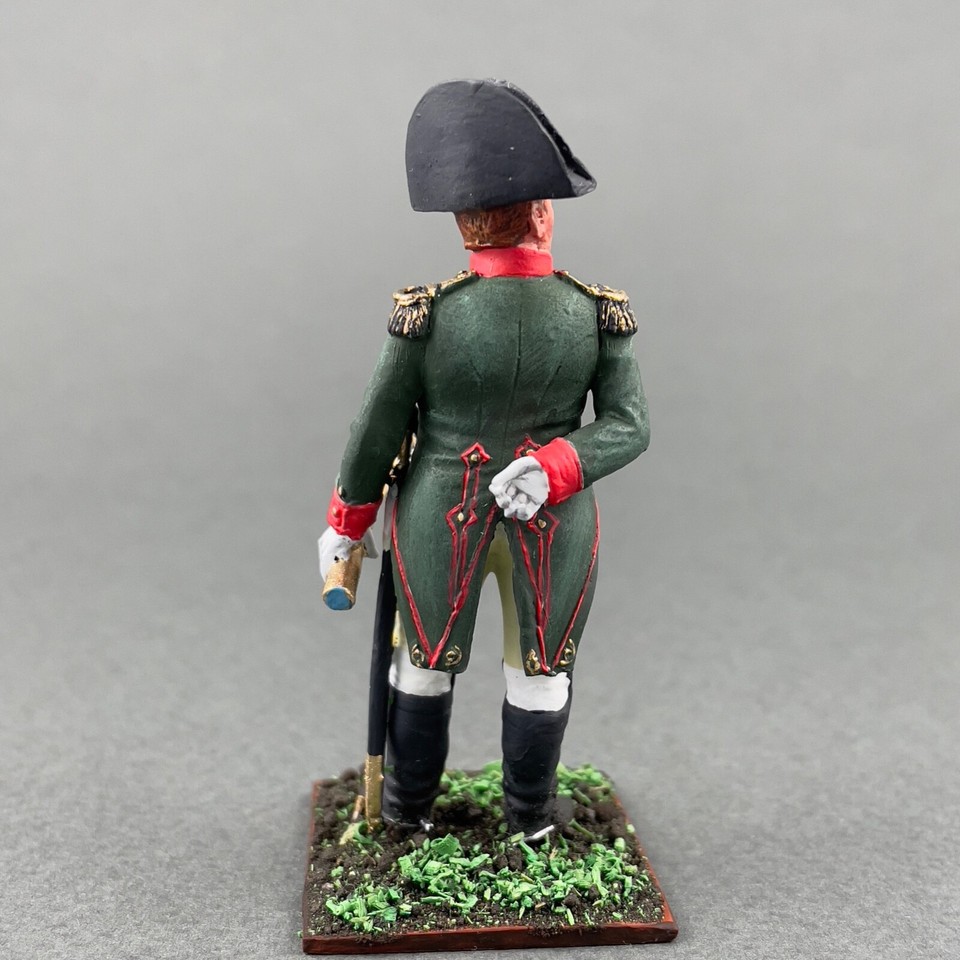 Painted Napoleon Bonaparte figure, Napoleonic tin toy soldier 1/30 VID ...