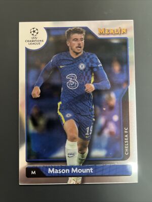 2021-22 Topps Merlin MASON MOUNT Chrome Base, Chelsea England 🏴󠁧󠁢󠁥󠁮󠁧󠁿⚽️ ...