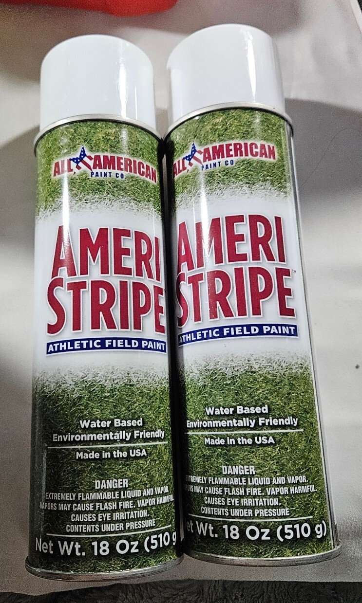 Ameri-Stripe White Athletic Field Marking Spray Paint - Lot of 2 | eBay