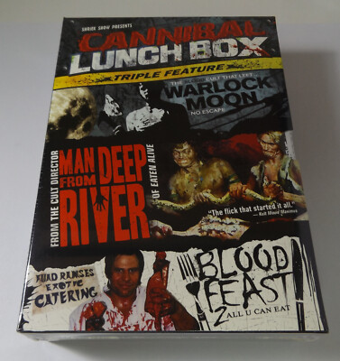 Cannibal Lunch Box Triple Feature (DVD, 2007, 3-Disc Set)(New)(Free ...