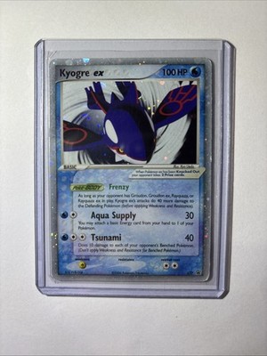 Kyogre EX 037 Nintendo Black Star Promo Collector's Tins HOLO SWIRL ...