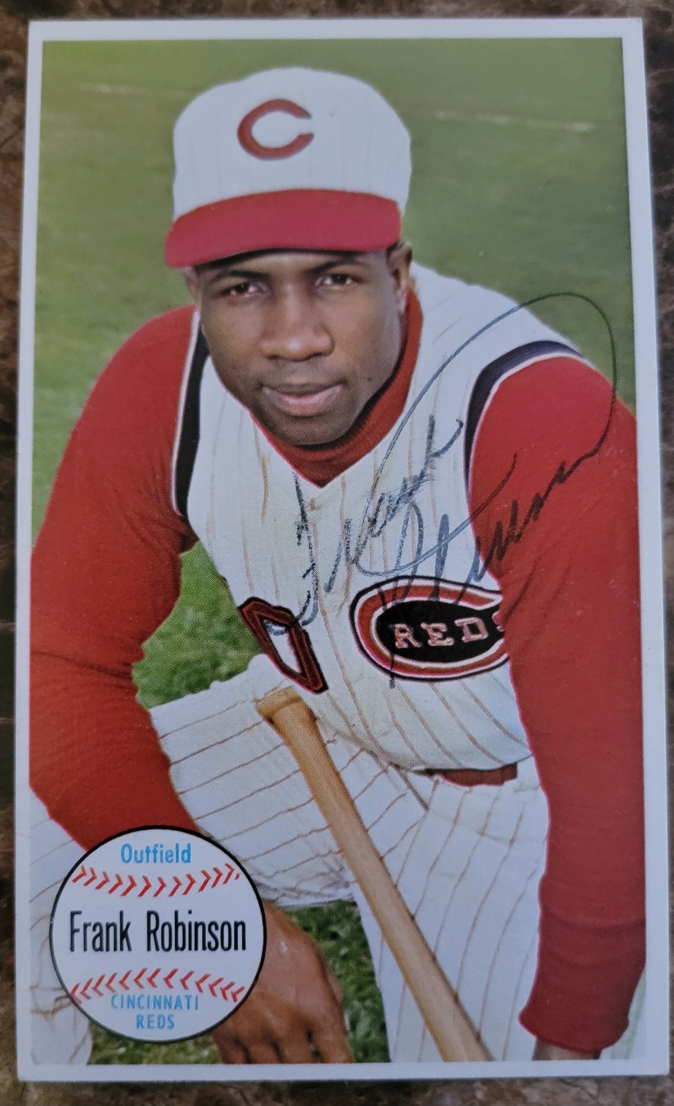 1964 Topps Giants Autographed Frank Robinson Baseball Card - NM ...