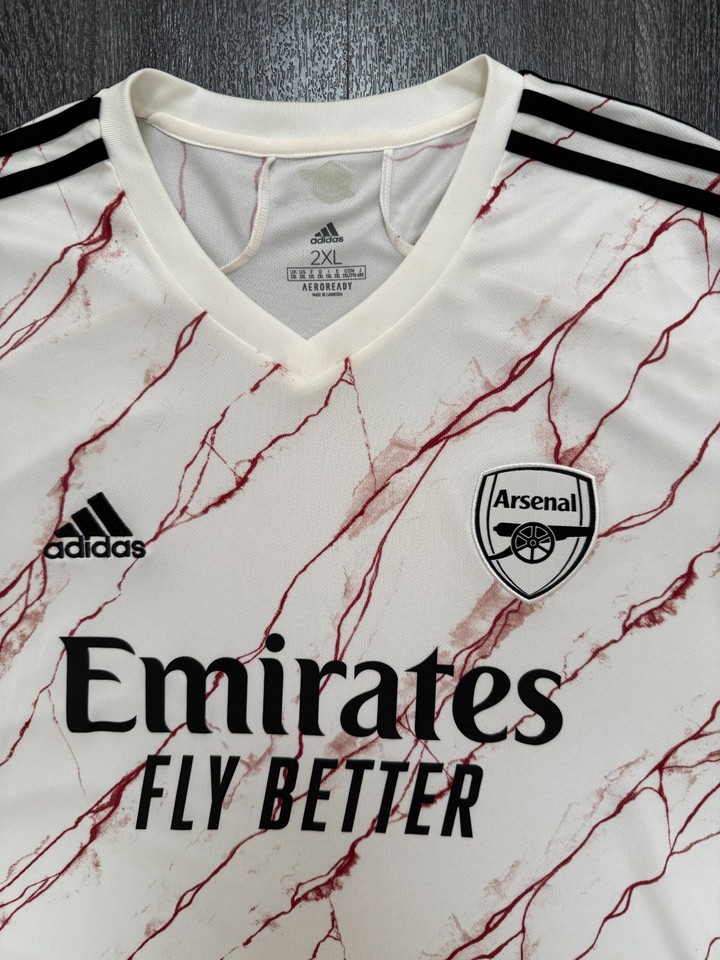 Original Adidas Arsenal 2020/2021 Away Shirt Mens XXL 2XL | eBay