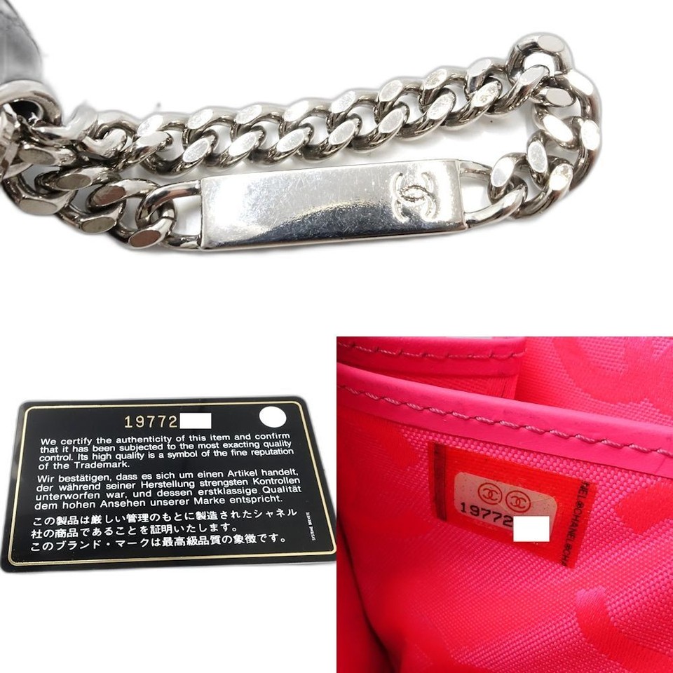 CHANEL Cambon Wallet A50078 Calf Black Silver CC Logo Gently Used Box ...